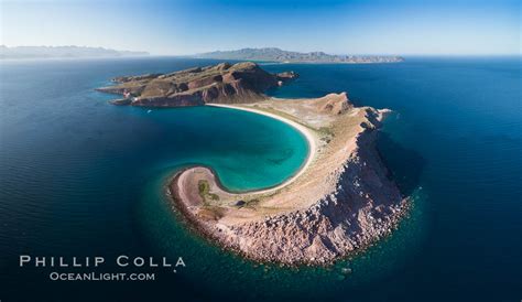 Isla San Francisquito Aerial View Sea Of Cortez Baja California Mexico