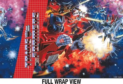 Transformers Box Art Paslanmaz Çelik 2si 1 Arada Su Şişesi Box Art Siyah