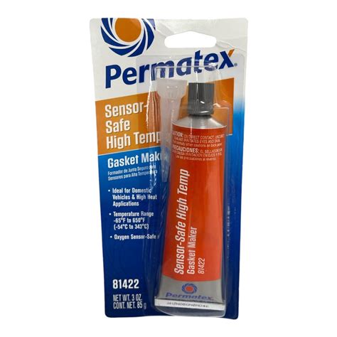 Permatex Sensor Safe High Temp Rtv Silicone Gasket Maker 85g Ampol
