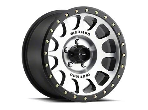 Method Race Wheels Tundra Mr305 Nv Machined With Matte Black Lip 5 Lug