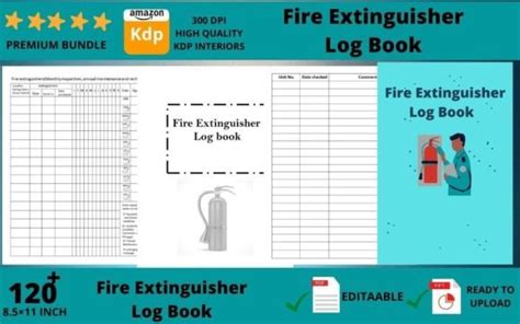 Fire Extinguisher Log Book Graphic By Ba10 Design · Creative Fabrica
