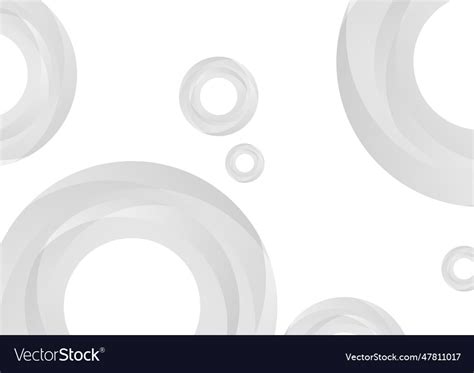 Abstract Tech Circles Background Royalty Free Vector Image