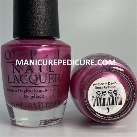 Opi Polish Nl V11 A Rose At Dawn Broke By Noon Manicure Pedicure