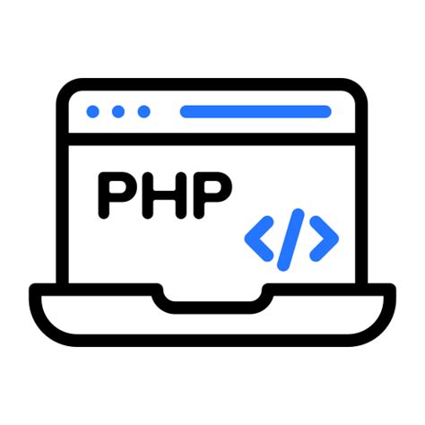 php generic color outline icon