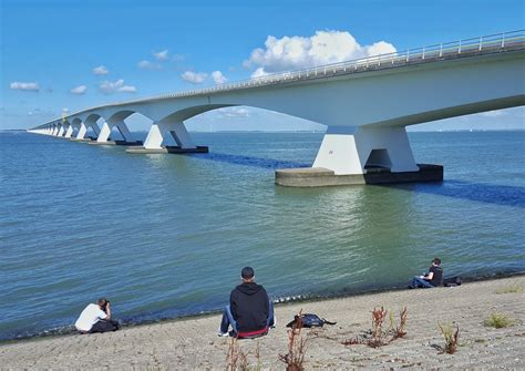 Zeeland Bridge Oosterschelde Netherlands