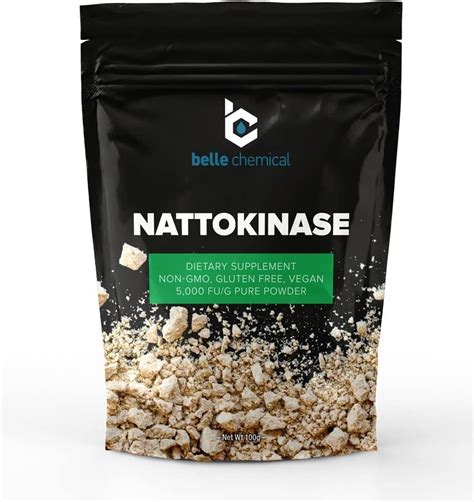 Pure Organic Nattokinase Powder Non Gmo Gluten Free