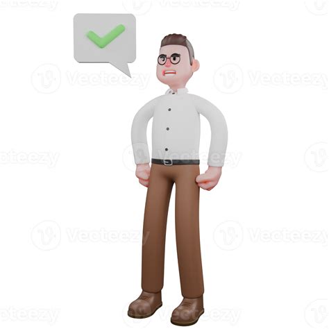 Animated Professional Sociologist A Male Sociologist Stands With