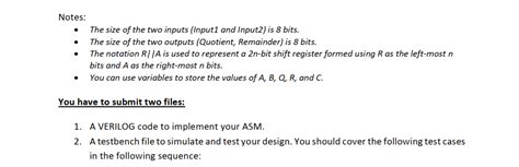 Solved Please Note That I Want A Verilog Code Note Select