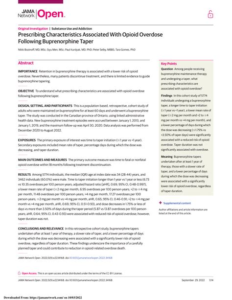 Pdf Prescribing Characteristics Associated With Opioid Overdose