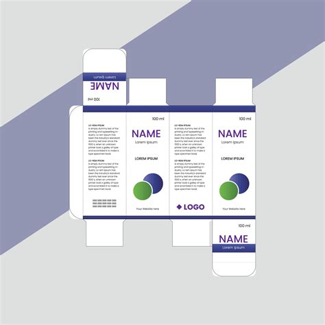 Creative Packaging Box Design Templates 36024245 Vector Art At Vecteezy