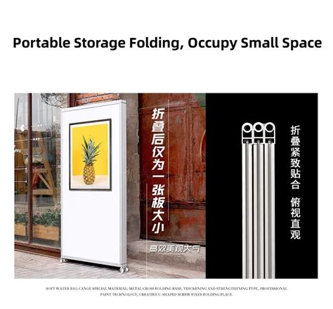 Modular Art Gallery Display Board Movable Folding Partition For