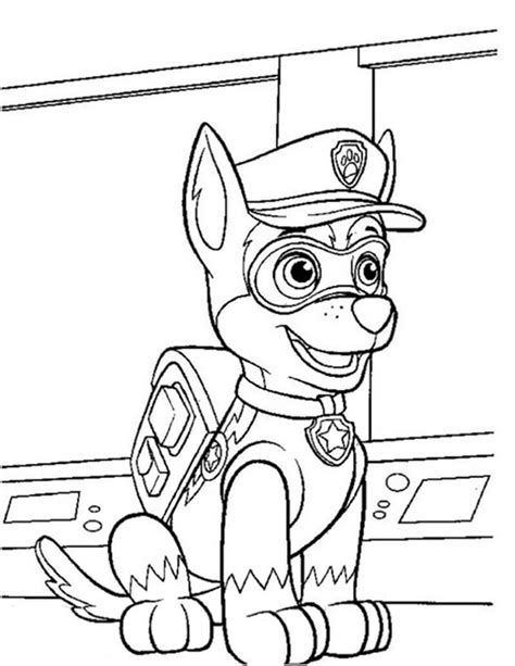 Paw Patrol Ausmalbilder Chase