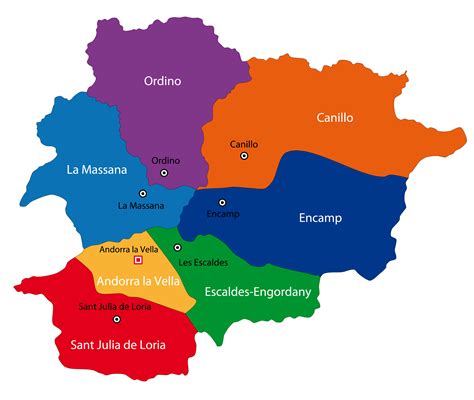Where Is Andorra Located On A Labeled Map