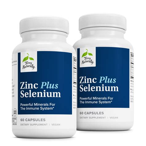 Terry Naturally Zinc Plus Selenium Immune And Respiratory Health