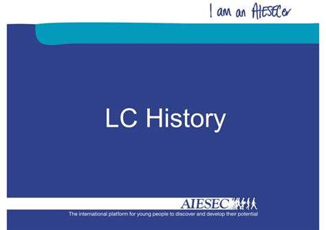 Aiesec Lc Hku History Pdf