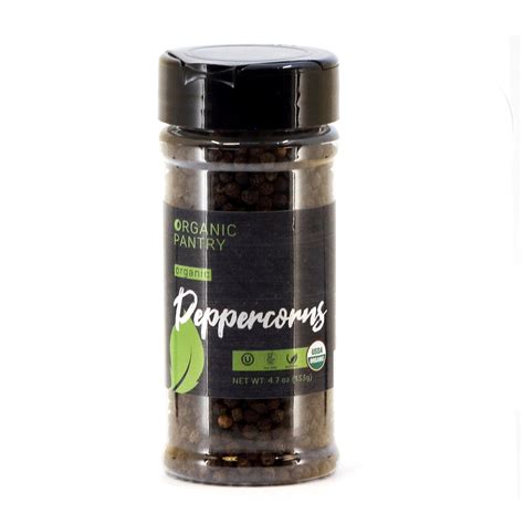 Organic Black Tellicherry Peppercorns Whole The Spice Lab
