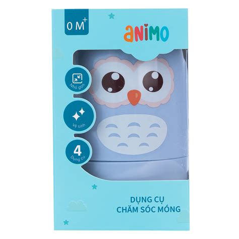 Bộ 4 Dụng Cụ Cắt Móng Tay Cho Bé Animo Cú Xanh Gh Jc6601 Giá Tốt