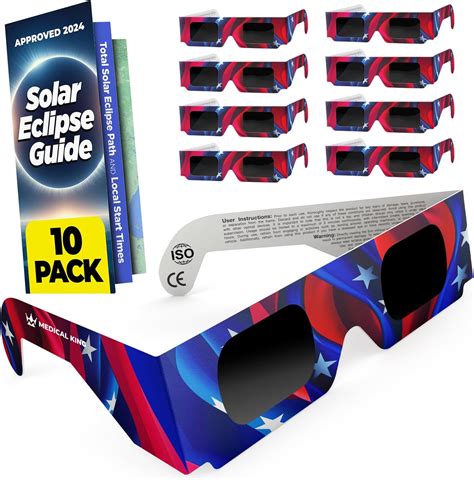 Solar Eclipse Glasses 10 Pack 2024 Ce And Iso Certified Safe In 2024