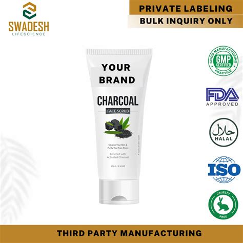 Charcoal Contract Manufacturing Charcol Face Scrub Packaging Size 50 Gm At Rs 45 In Ahmedabad