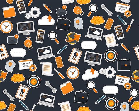 Premium Vector Big Data Concept Flat Icons