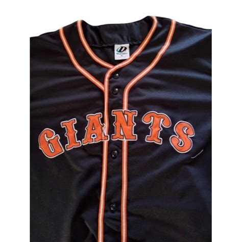 San Francisco Giants Black Jersey Size Xl Depop