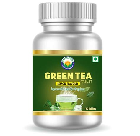 Green Tea Tablets Packaging Type Bottle At Rs 34 In Jaipur Id 7277362