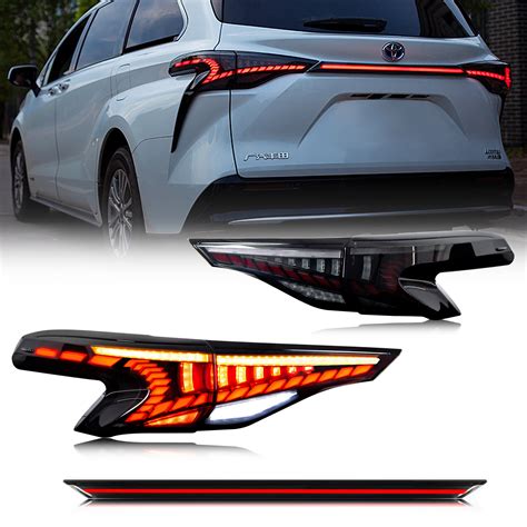 Inginuity Time Led Tail Lights And Middle Lamp For Toyota Sienna 2021 20