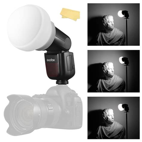 Godox Ak R22 Dome Diffuser Flash Diffuser Modifier Compatible For