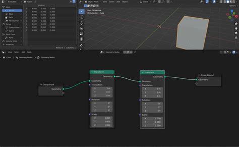 Using The Transform Node In Geometry Nodes Blender Base Camp