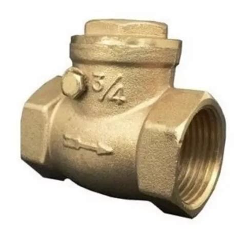 Válvula De Retenção Horizontal Metal 34 Latão Portinhola Mercadolivre