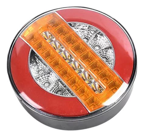 Luz Traseira Dinâmica De Reboque De 4 Polegadas 24v Led Truc Frete Grátis