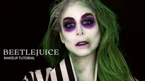 Beetlejuice • Halloween Makeup Tutorial Youtube