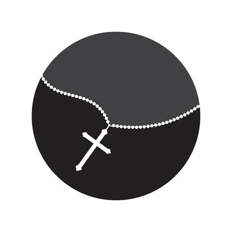 Rosary Icon Vector 41385122 Vector Art At Vecteezy