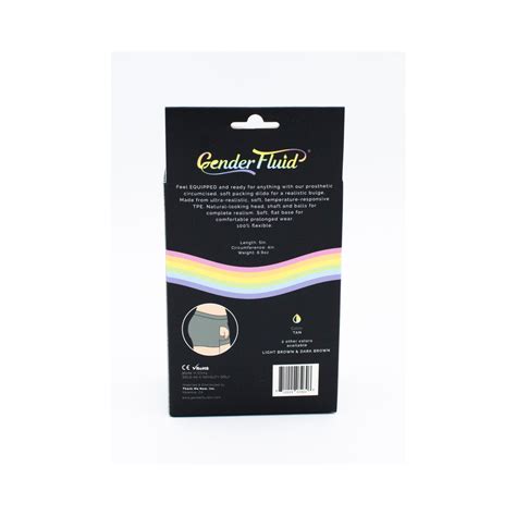 Gender Fluid Equipped Soft Packer 5 In Tan