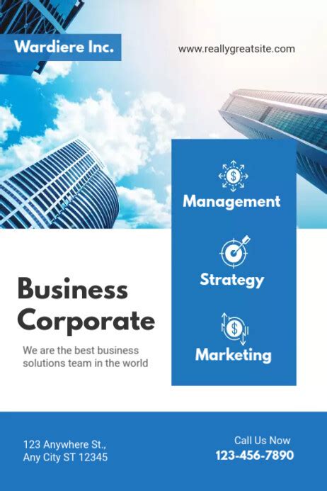 Business Corporate Poster Template Postermywall