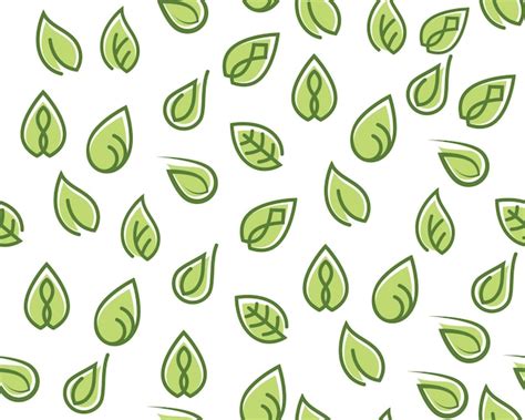 Premium Vector Leaf Background Vector Illustration