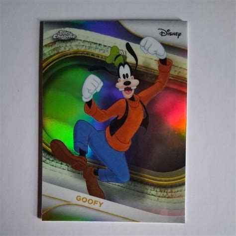Disney Topps Chrome 2025 Goofy Chrome Refractor Ebay