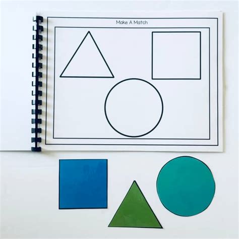 Basic Shapes Visual Discrimination Skills Workbook By File Folder Heaven