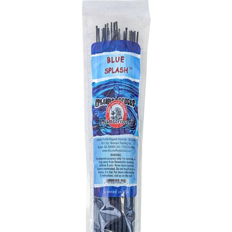 Blue Splash Scent 19 Blunteffects Jumbo Incense