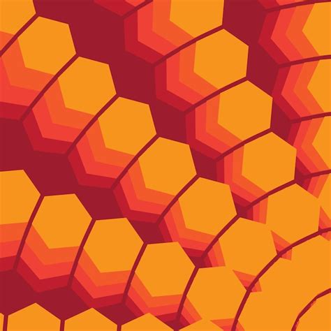 Premium Vector Free Vector Orange Circle Pattern Background