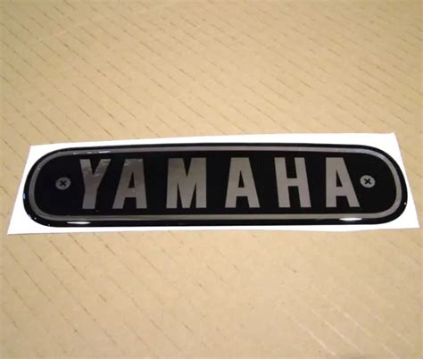 Yamaha Tank Badge Yds7 250 Yr5 350 Resin Self Adhesive Polymer Emblem