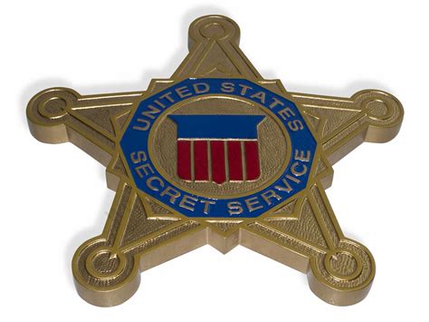 Usa Secret Service Wood Plaque Seal Modelbuffs