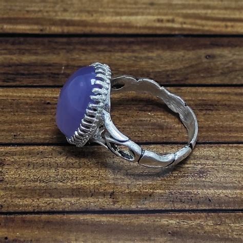 قیمت و خرید انگشتر نقره مردانه سلین کالا مدل عقیق کبود تیپ G کد Mps 5