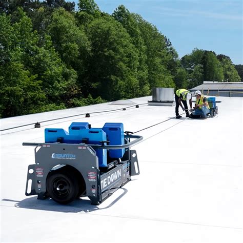 Tie Down Safety Squatch Mobile Fall Protection Cart The Harness Depot