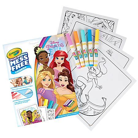 Crayola Color Wonder Mess Free Coloring Pads Markers Princess Odp
