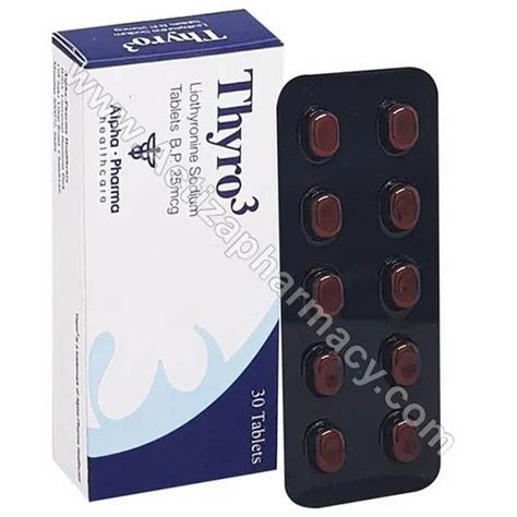 Thyro3 Liothyronine Sodium Tablets At ₹ 2530box Liothyronine Sodium