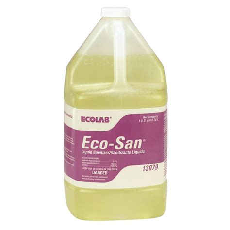 Guestsupply Us Ecolab® Eco San® Liquid Sanitizer 1 Gallon 00013979