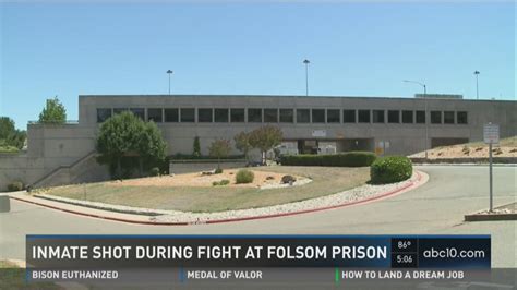 Inmate Shot During Fight At Folsom Prison