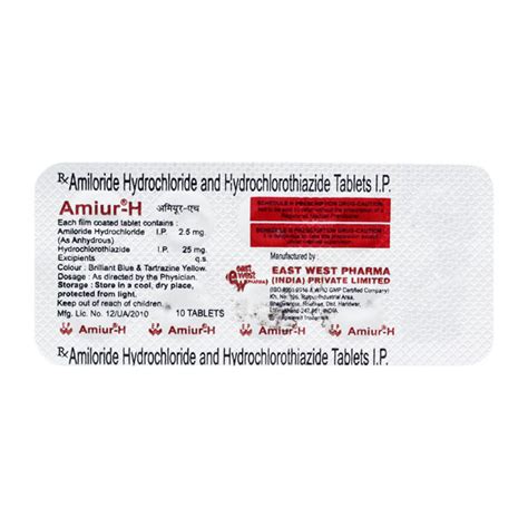 Moduretic Amiloride Hydrochlorothiazide Tablet Silk Pharmacy