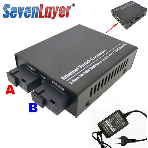 Computer Network Connection Box 2g2e 2 Rj45 2lan E Utp 2 Sc 2f0 Port